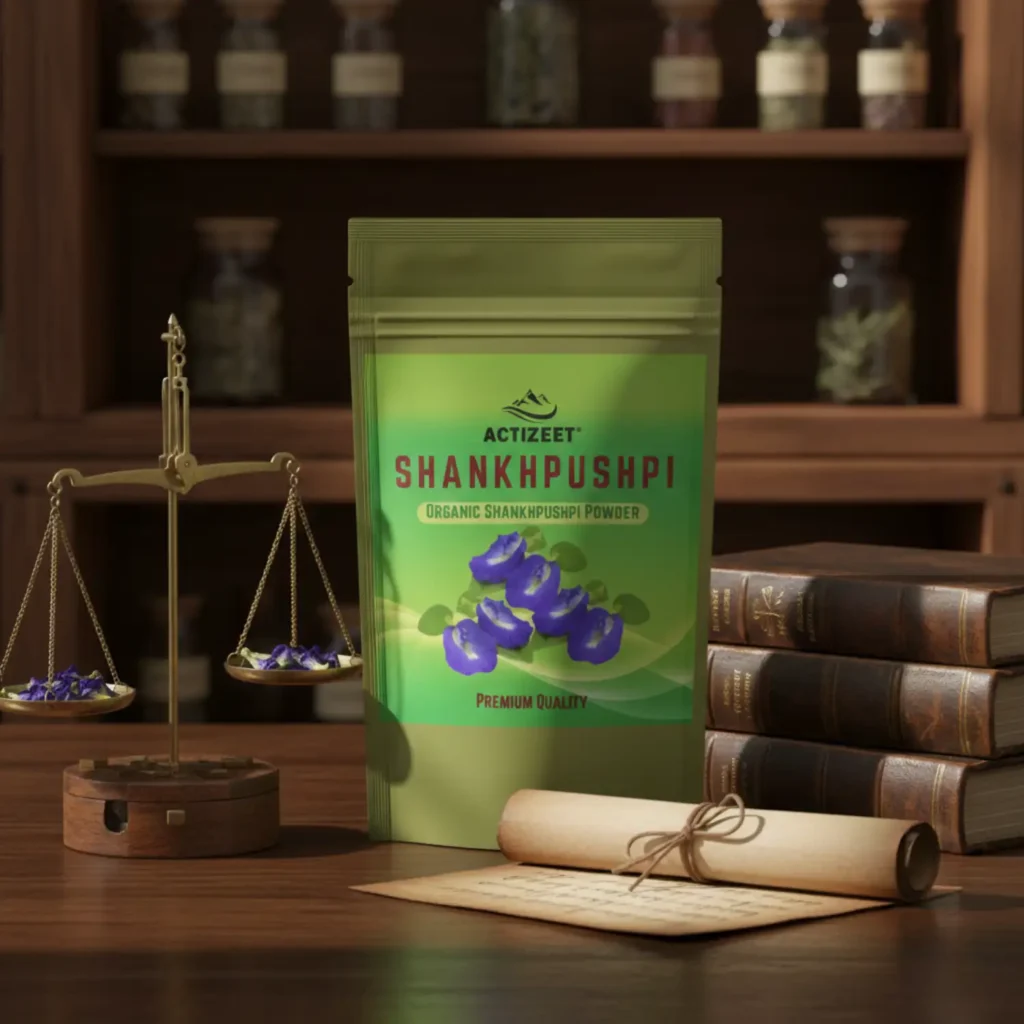 ACTIZEET® Shankhpushpi Powder 300g | Pure Ayurvedic Brain Support