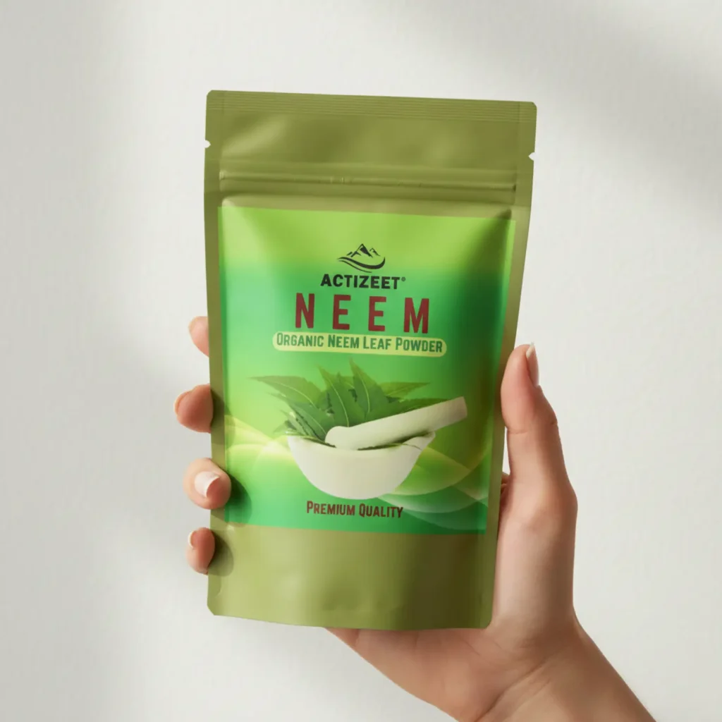 ACTIZEET® Neem Powder 100g | Pure Ayurvedic Herbal Support