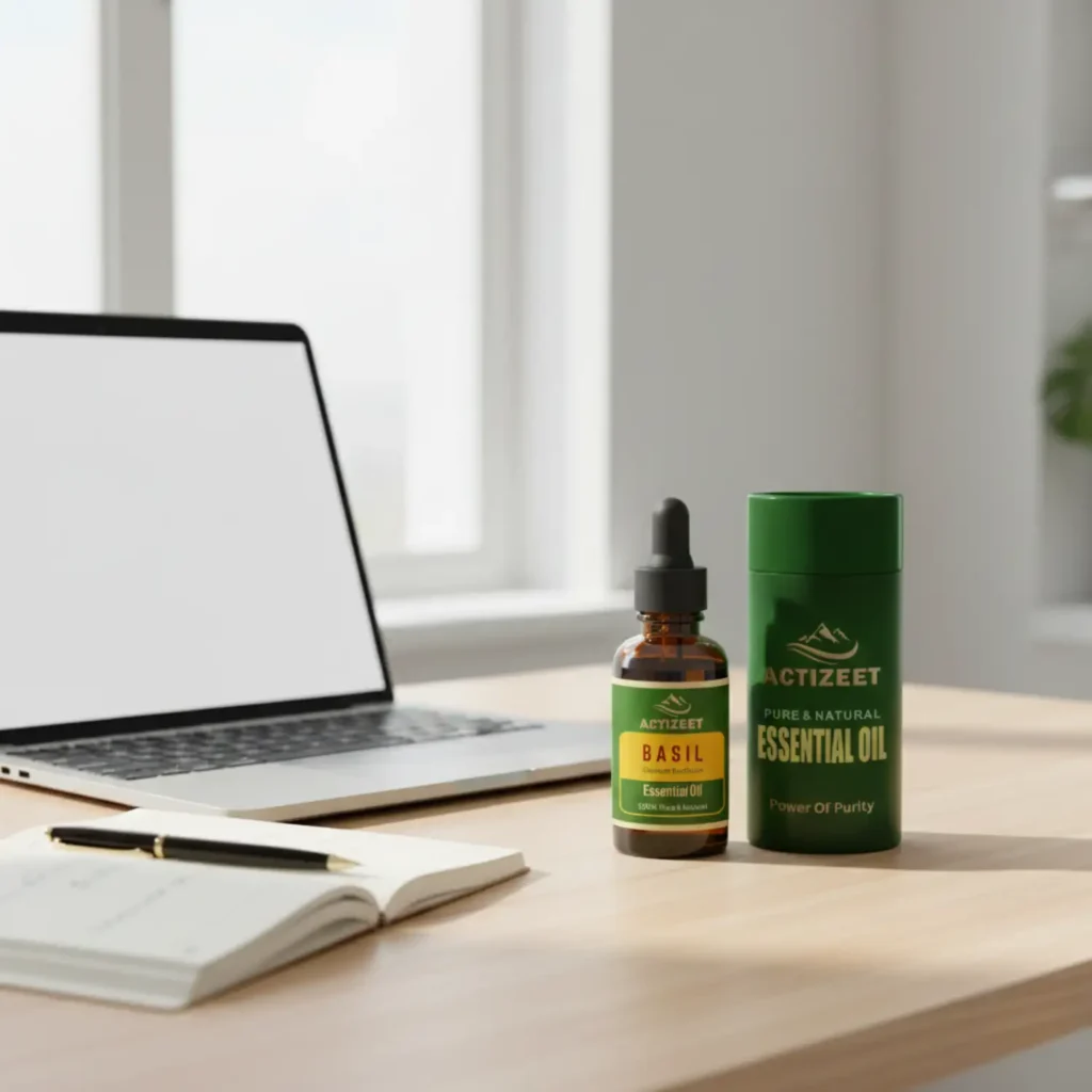 ACTIZEET® Basil Essential Oil | Pure Natural Aromatherapy Oil