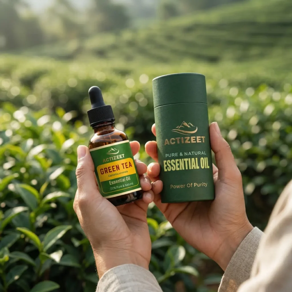 ACTIZEET® Green Tea Essential Oil | Pure Natural Aroma Oil