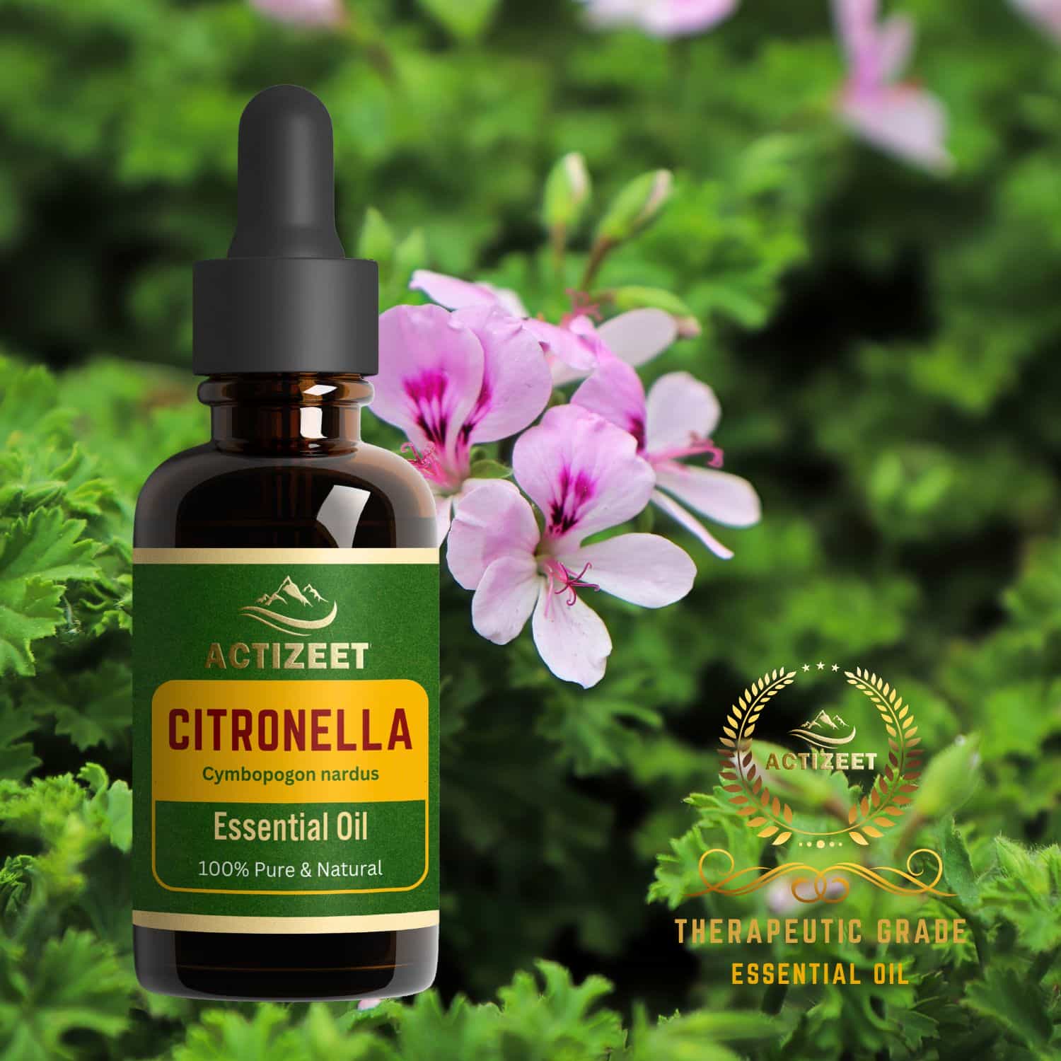 ACTIZEET® Citronella Essential Oil | Pure Natural Aroma Oil
