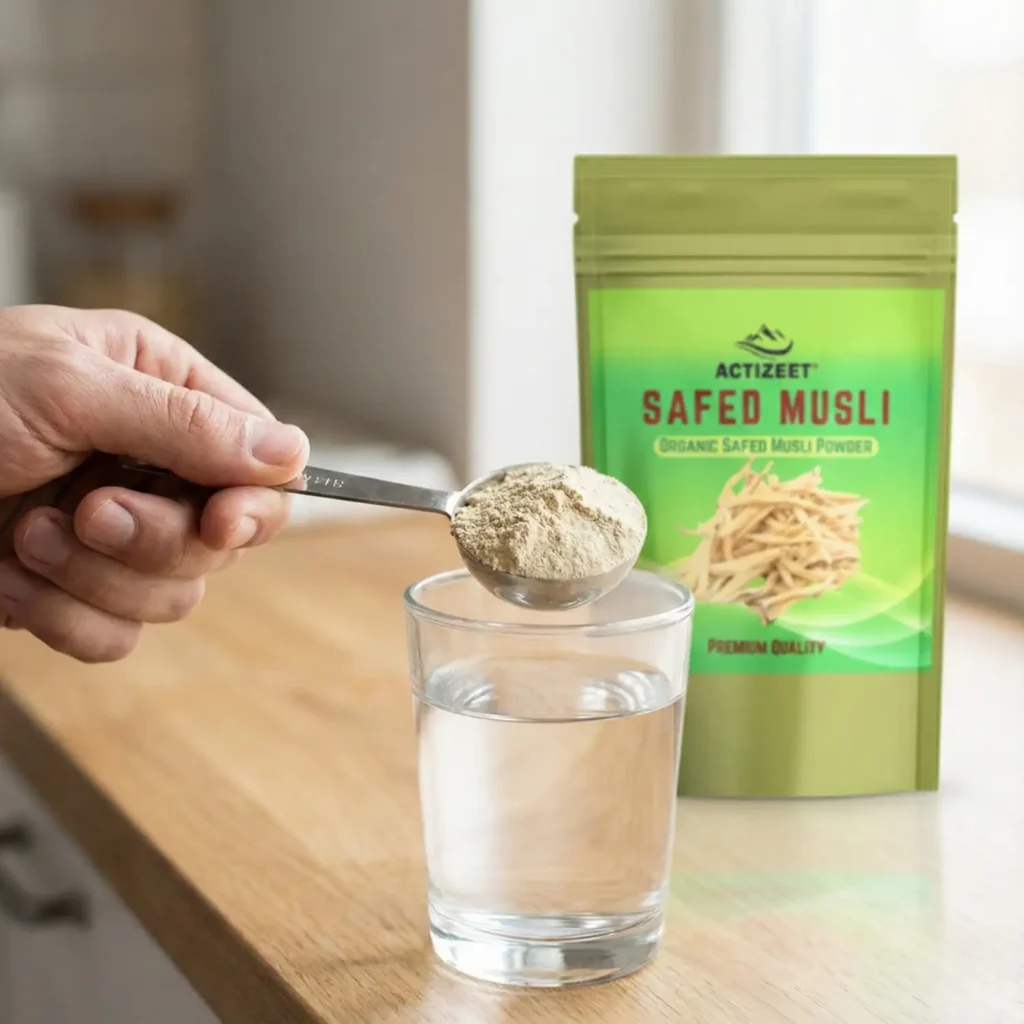 ACTIZEET® Safed Musli Powder 300g | Pure Ayurvedic Vitality Support