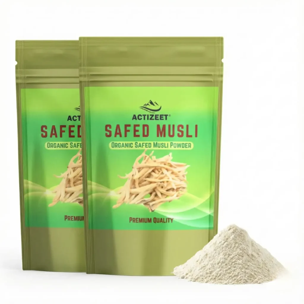 ACTIZEET® Safed Musli Powder 300g | Pure Ayurvedic Vitality Support