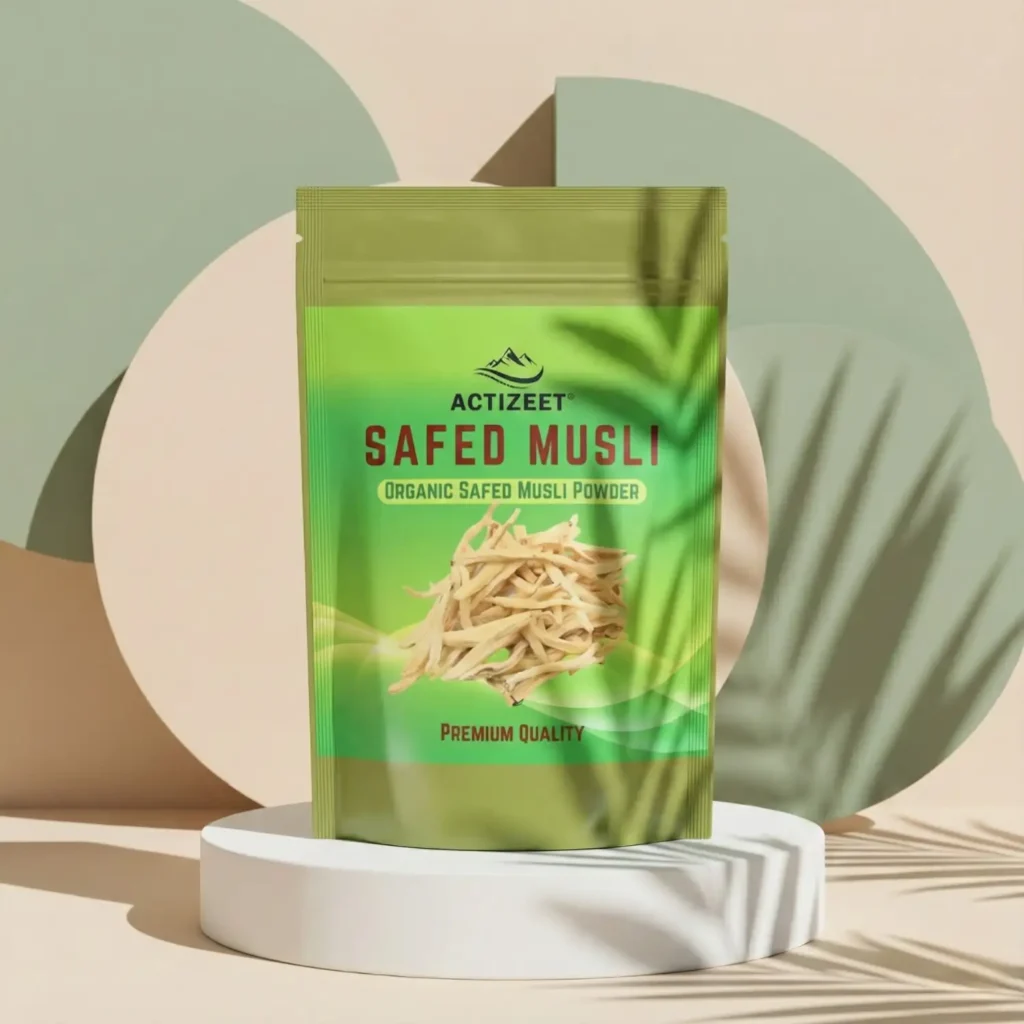 ACTIZEET® Safed Musli Powder 100g | Pure Ayurvedic Vitality Support